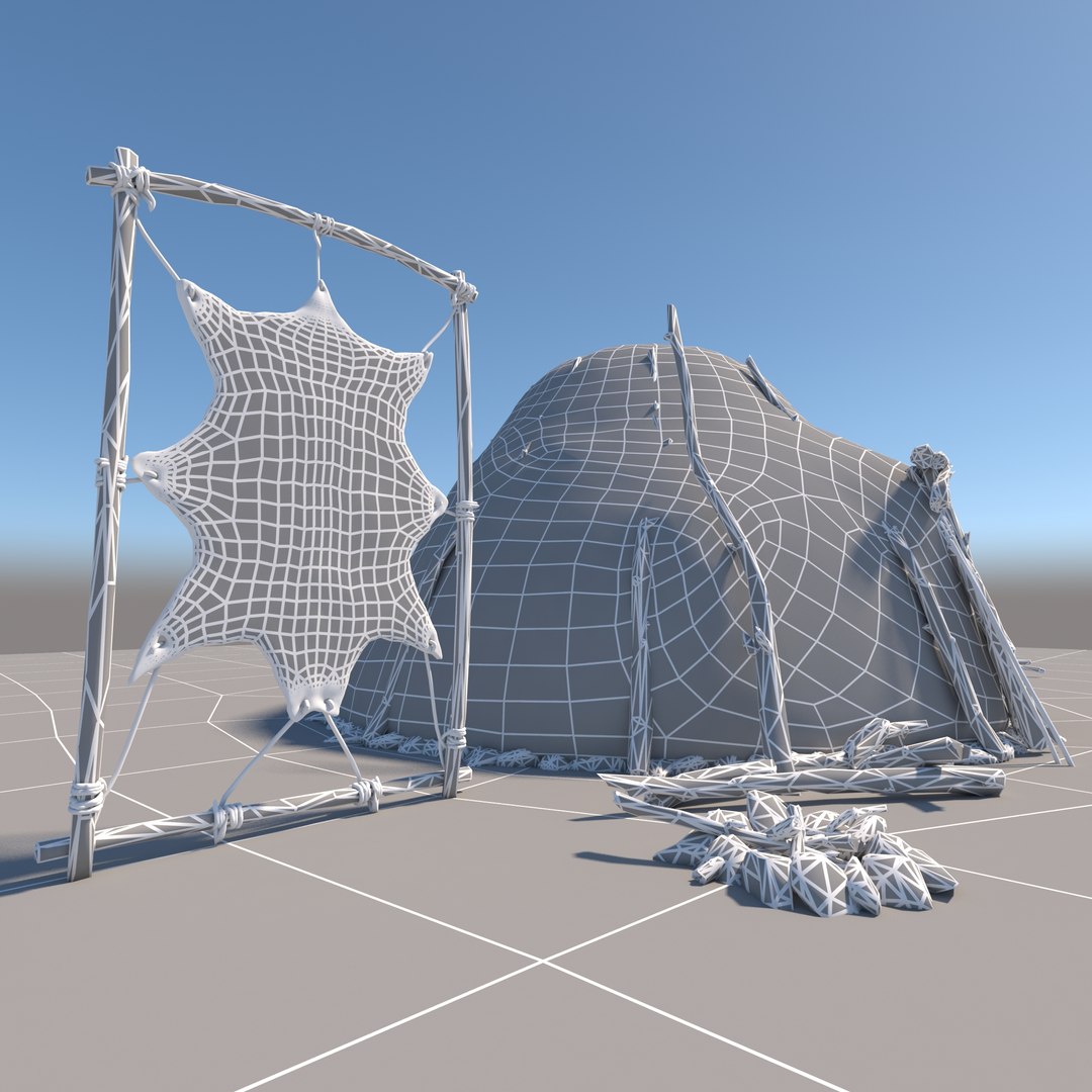 Prehistoric Neolithic House 3D Model - TurboSquid 1325682