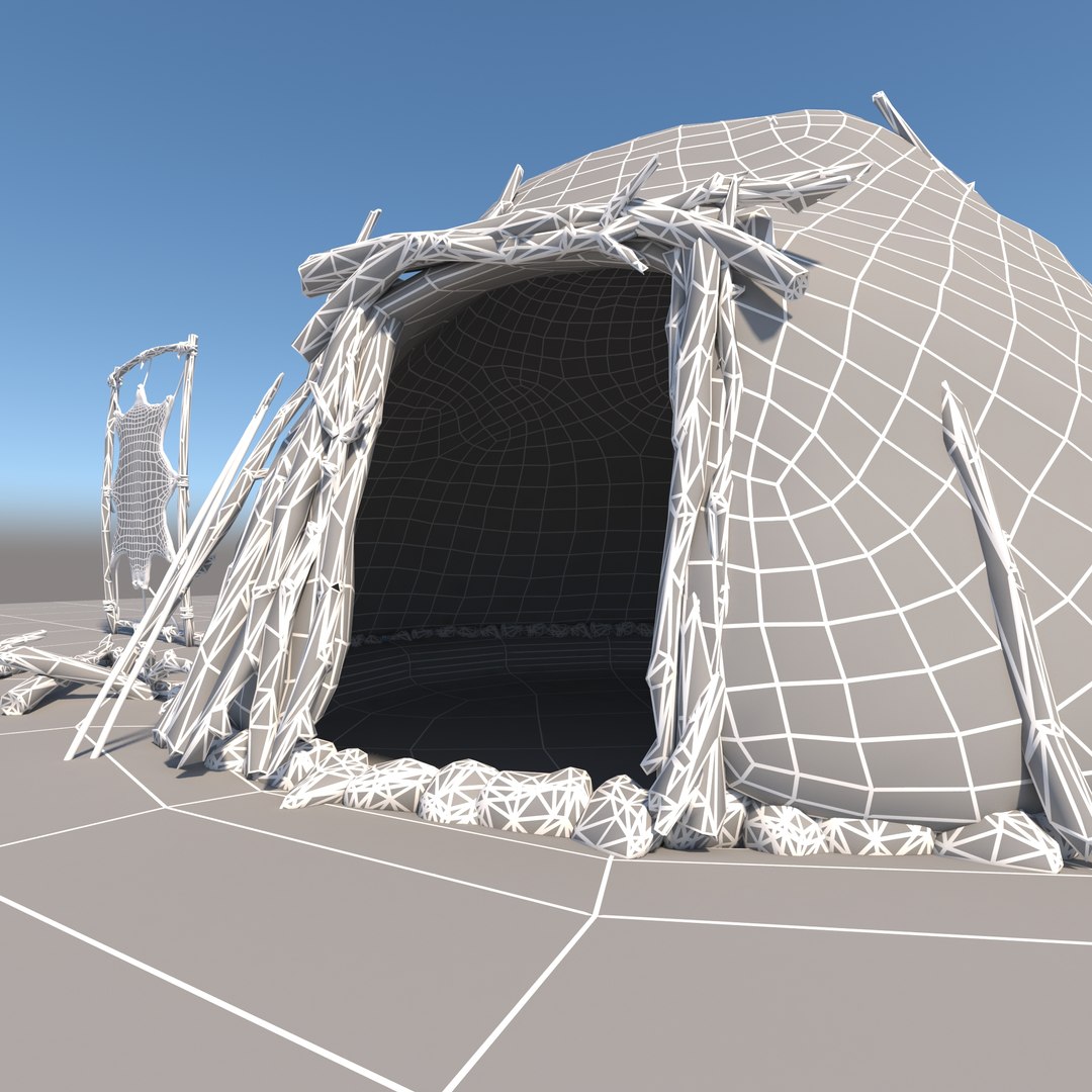 Prehistoric Neolithic House 3D Model - TurboSquid 1325682