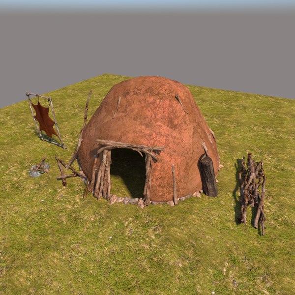 Prehistoric neolithic house 3D model - TurboSquid 1325682