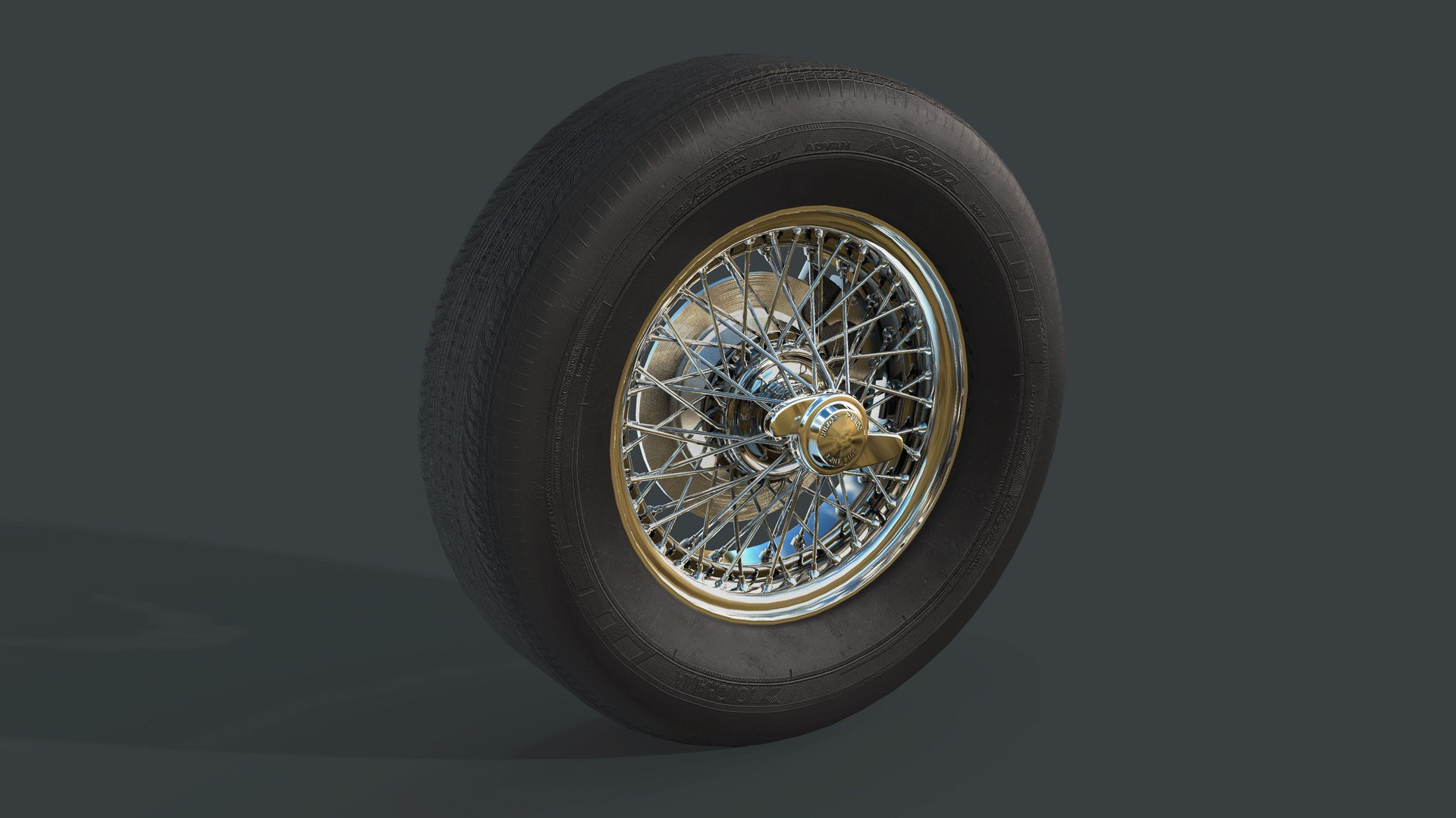 Austin-healey Wheels 3D Model - TurboSquid 1567646