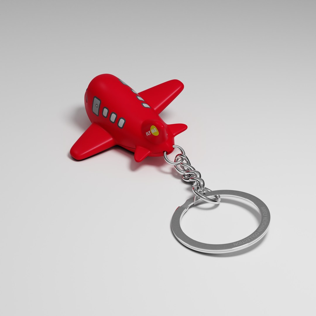 3D Airplane Keychain Model - TurboSquid 2238661