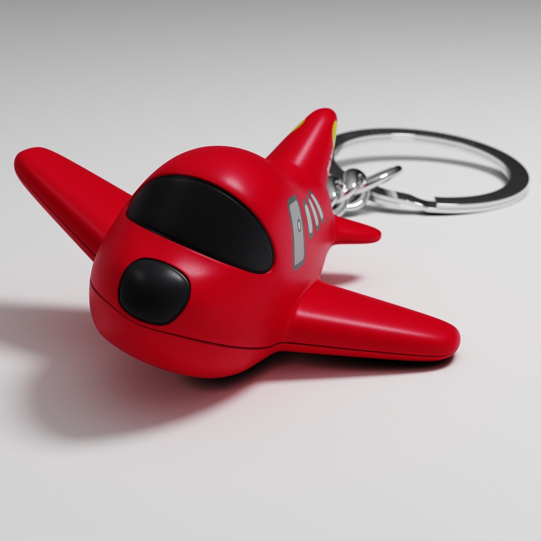 3D Airplane Keychain Model - TurboSquid 2238661