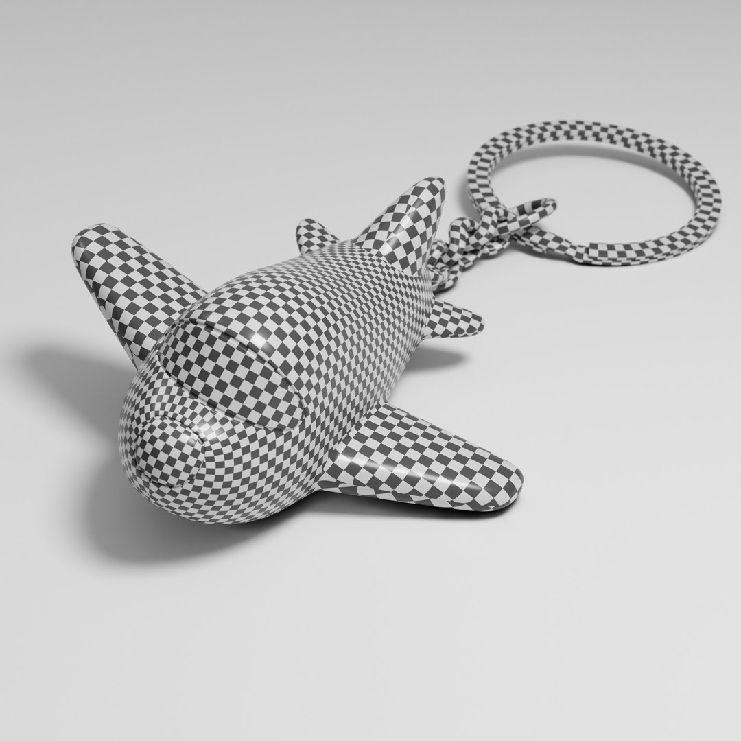 3D Airplane Keychain Model - TurboSquid 2238661