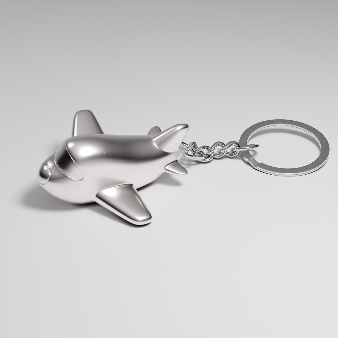 3D Airplane Keychain Model - TurboSquid 2238661