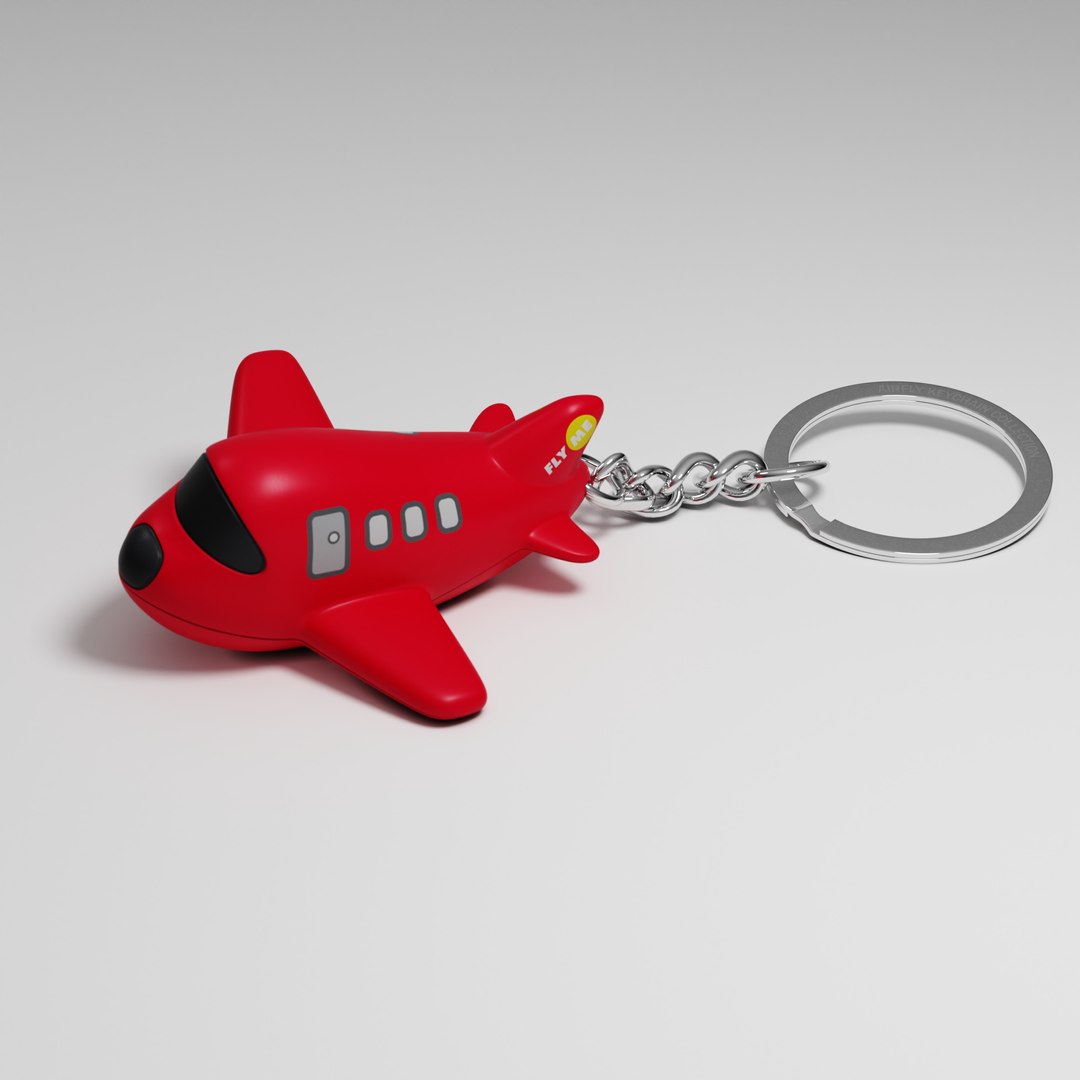 3D Airplane Keychain Model - TurboSquid 2238661
