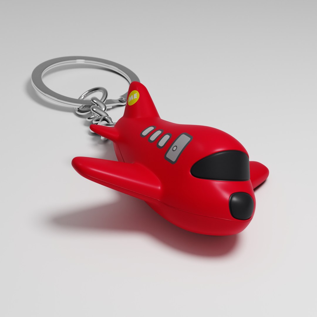 3D Airplane Keychain Model - TurboSquid 2238661