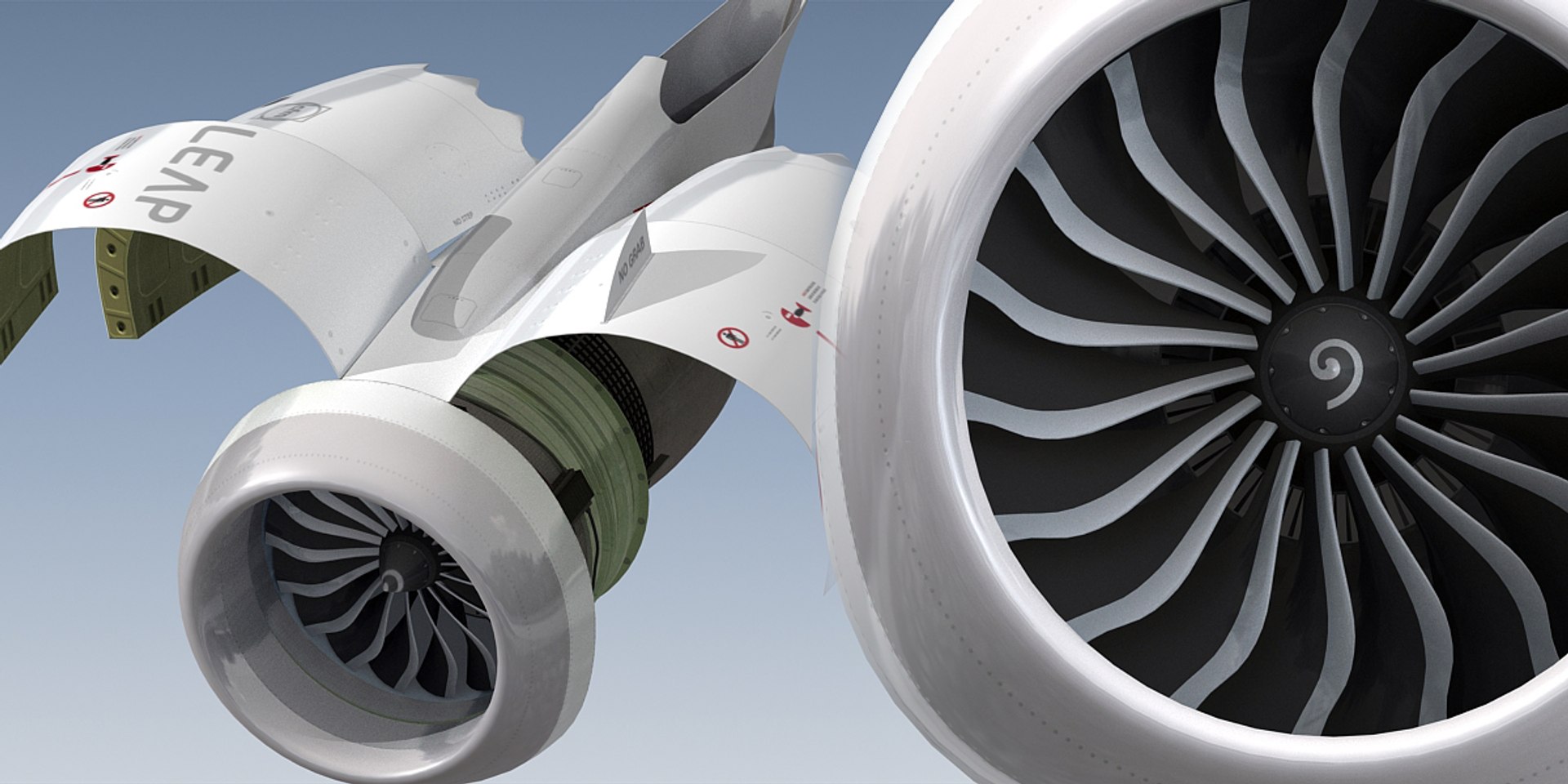 3D Cfm Leap-1b Jet Engine - TurboSquid 1218832