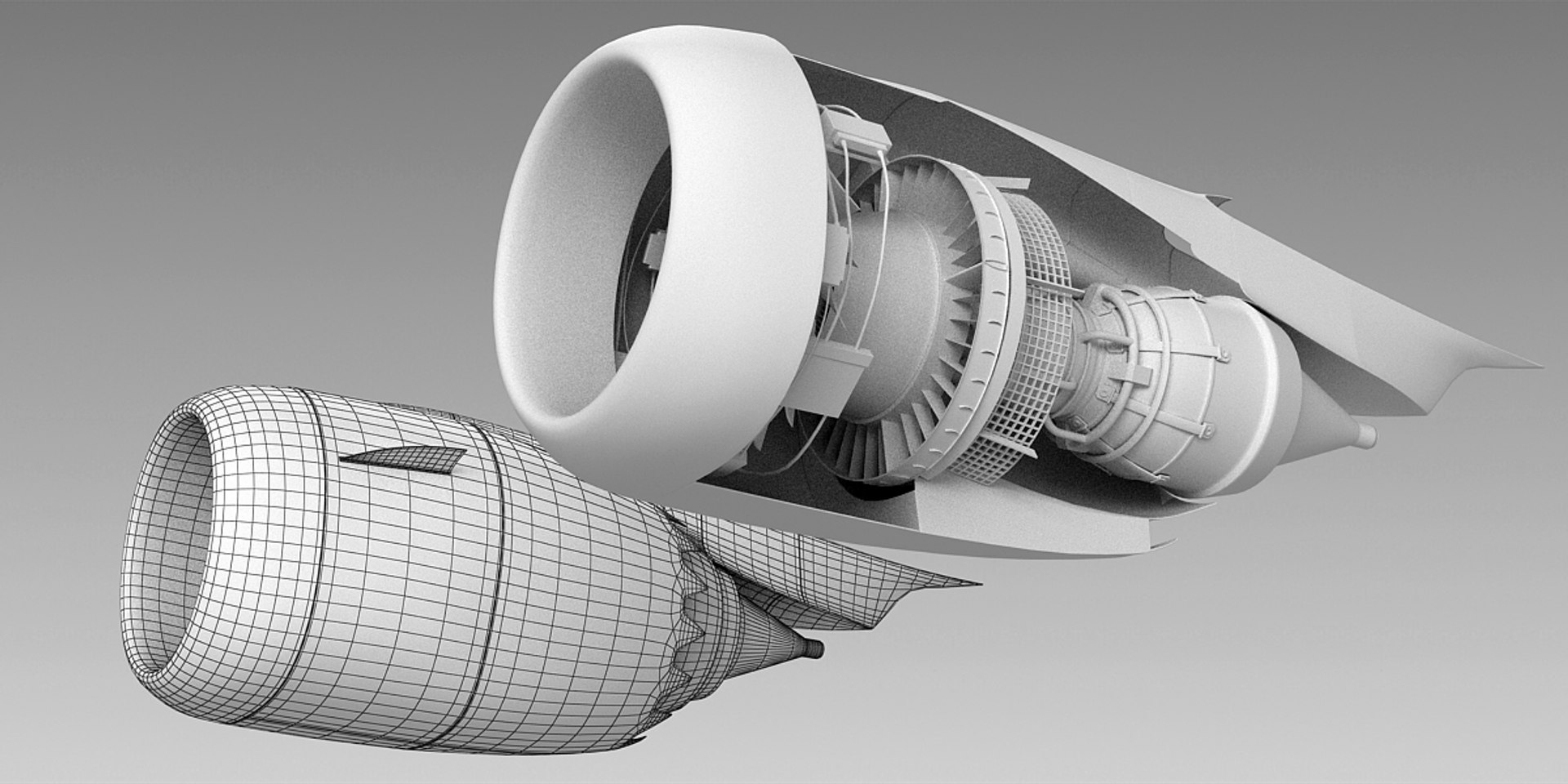 3D Cfm Leap-1b Jet Engine - TurboSquid 1218832