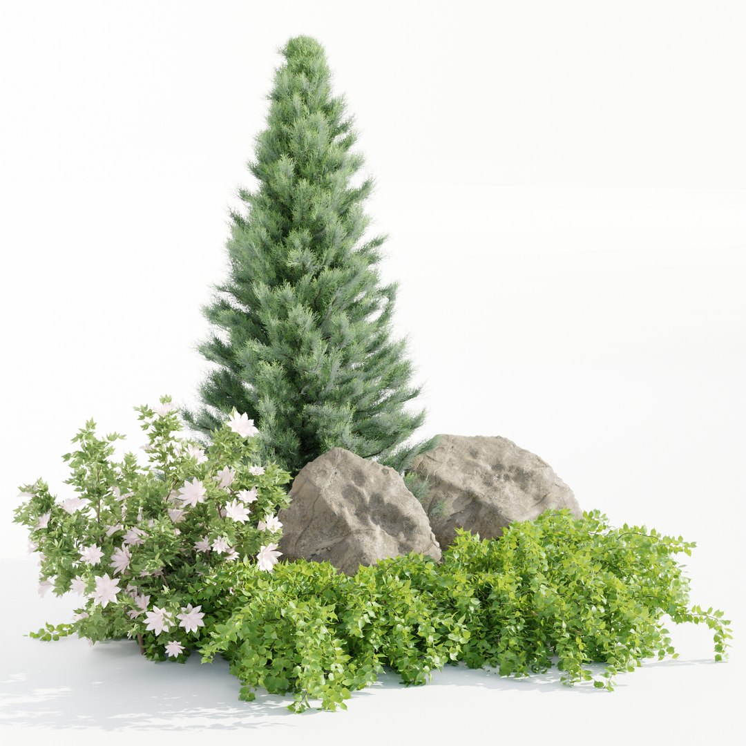 Outdoor Garden Collection Vol 73-Blender 3D Model - TurboSquid 2124833