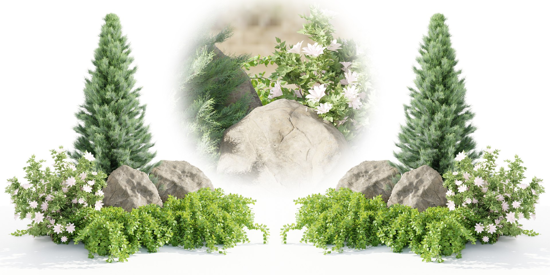 Outdoor Garden Collection Vol 73-Blender 3D Model - TurboSquid 2124833