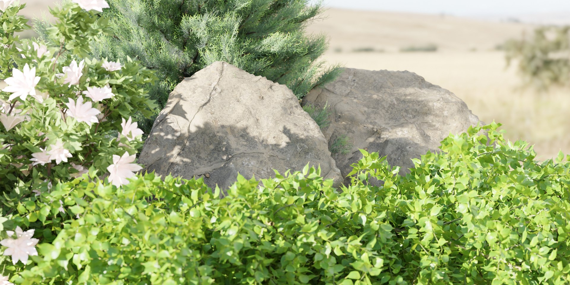 Outdoor Garden Collection Vol 73-Blender 3D Model - TurboSquid 2124833