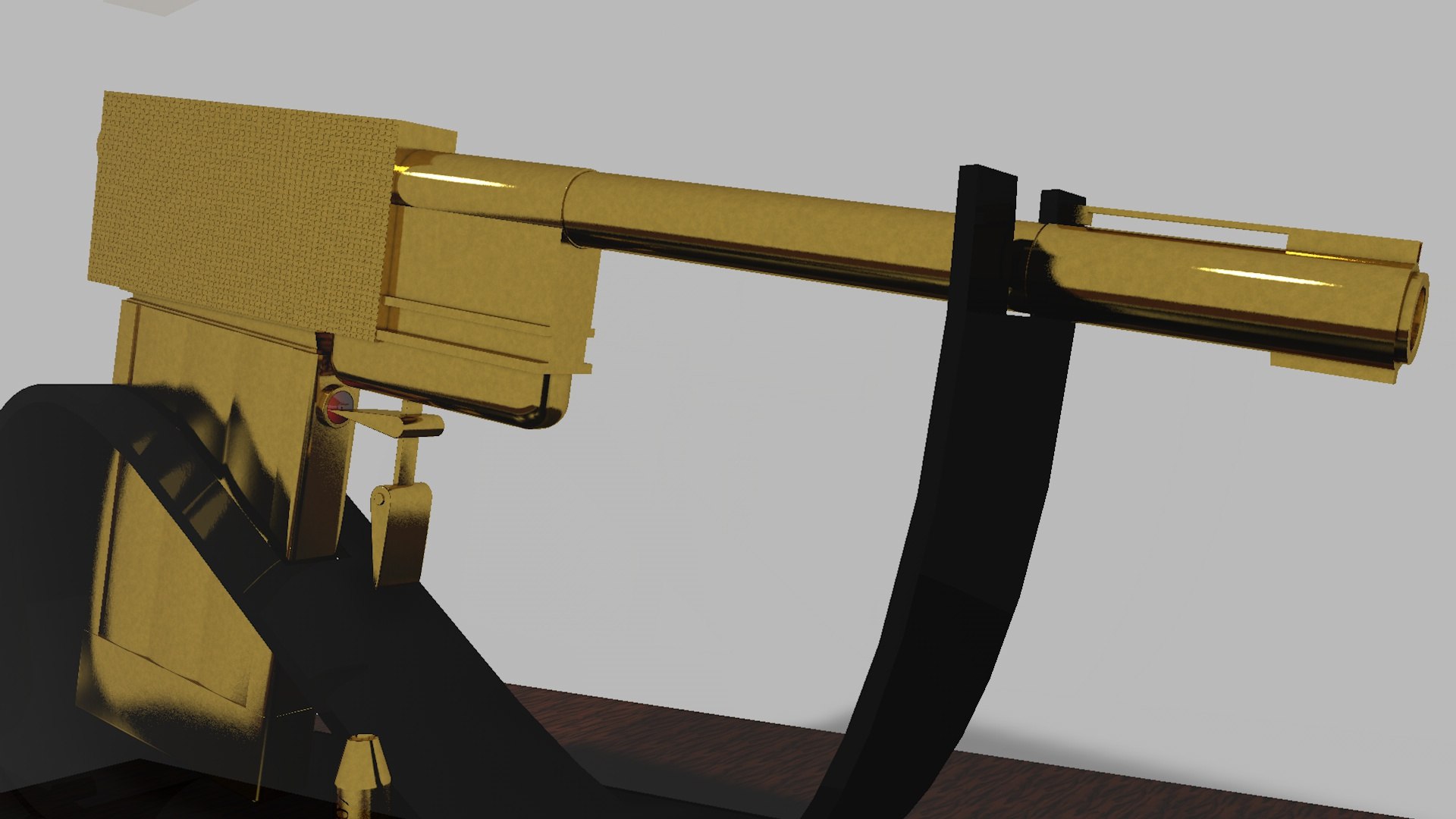 3D James Bond Gun Model - TurboSquid 1194590