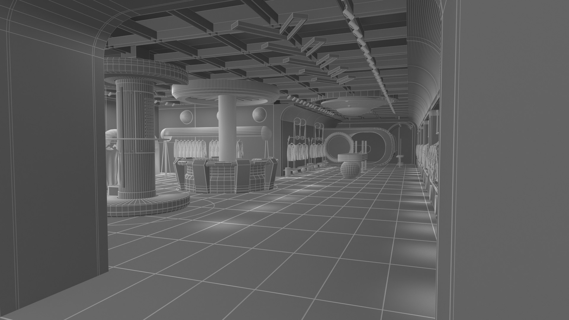 Clothing Store 3D Model - TurboSquid 2096312