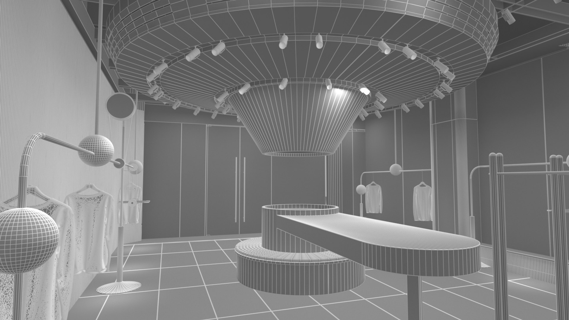 Clothing Store 3D Model - TurboSquid 2096312
