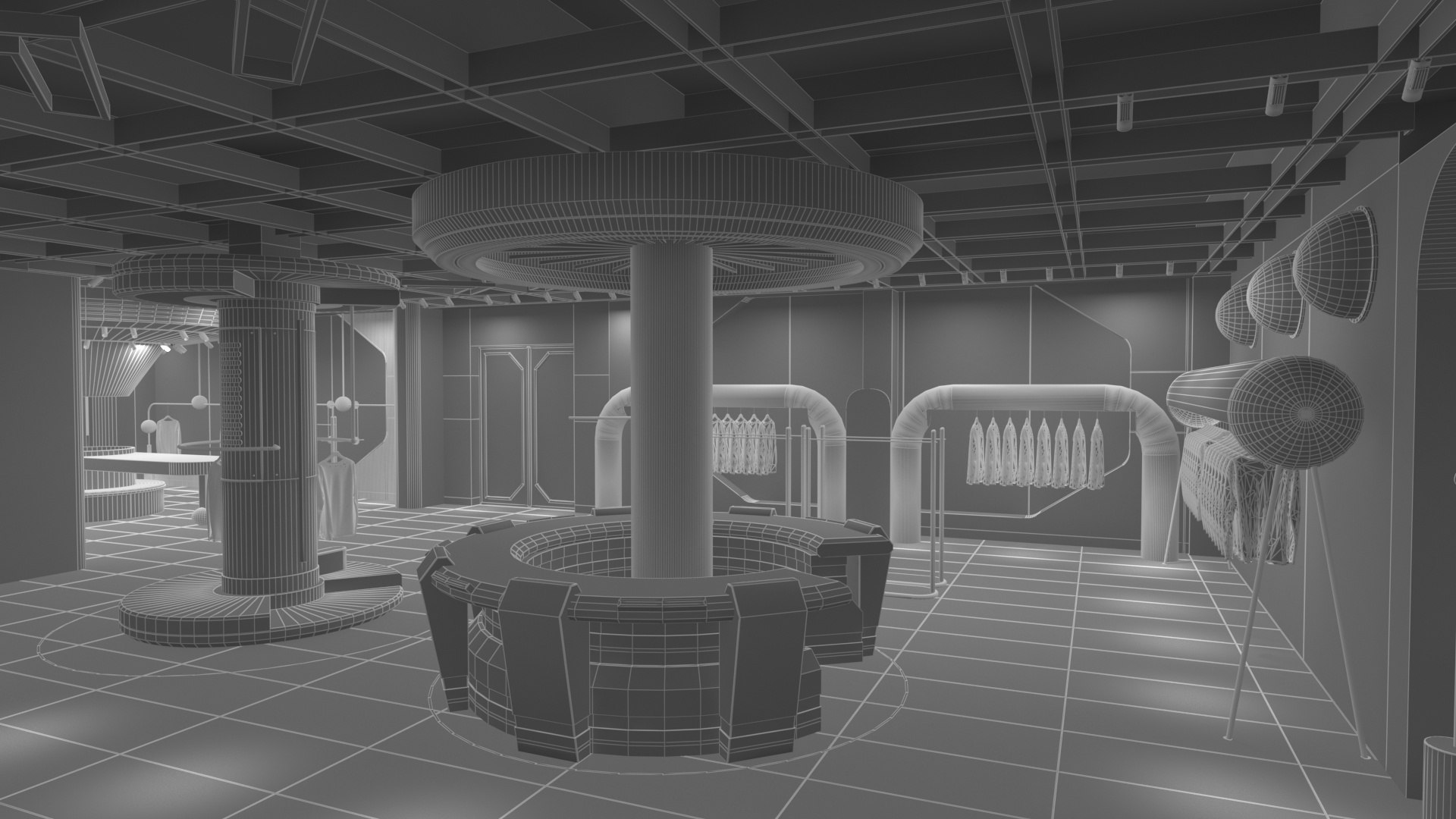 Clothing Store 3D Model - TurboSquid 2096312