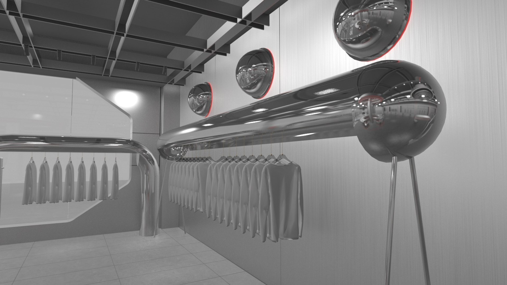 Clothing Store 3D Model - TurboSquid 2096312