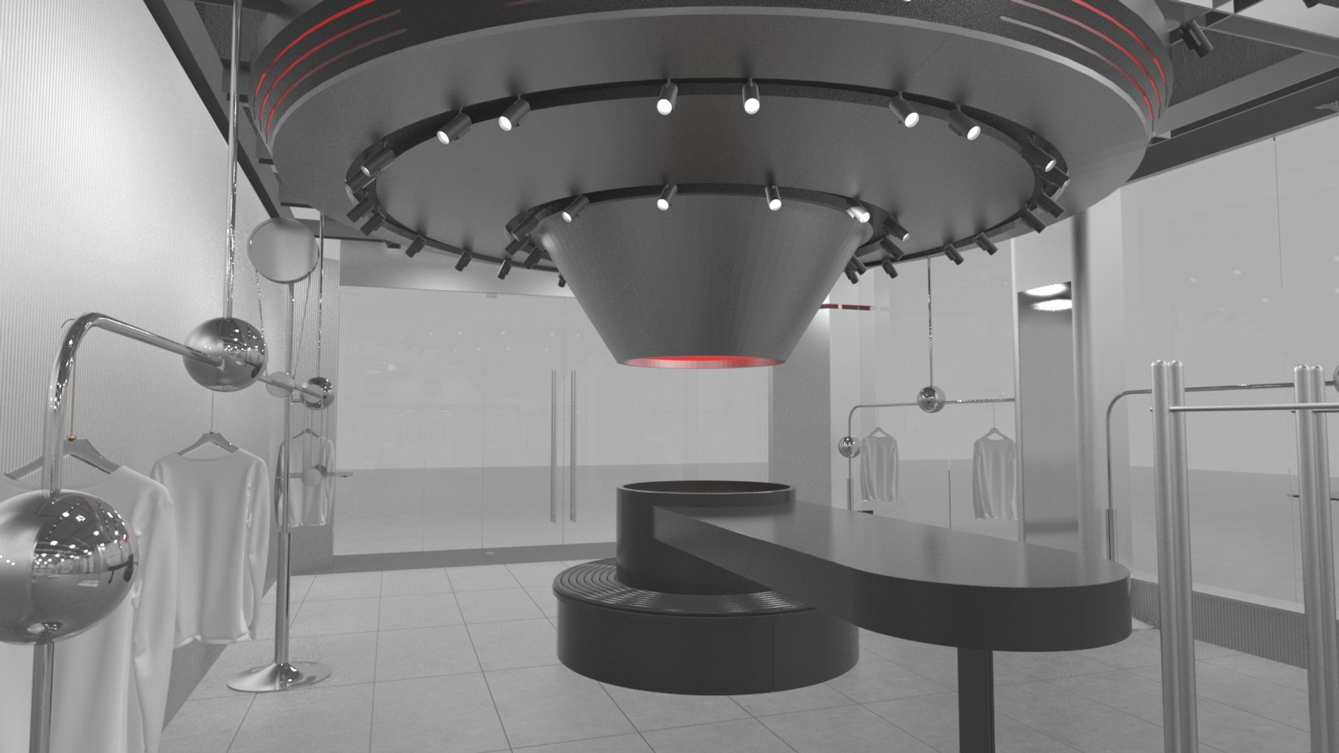 Clothing Store 3D Model - TurboSquid 2096312