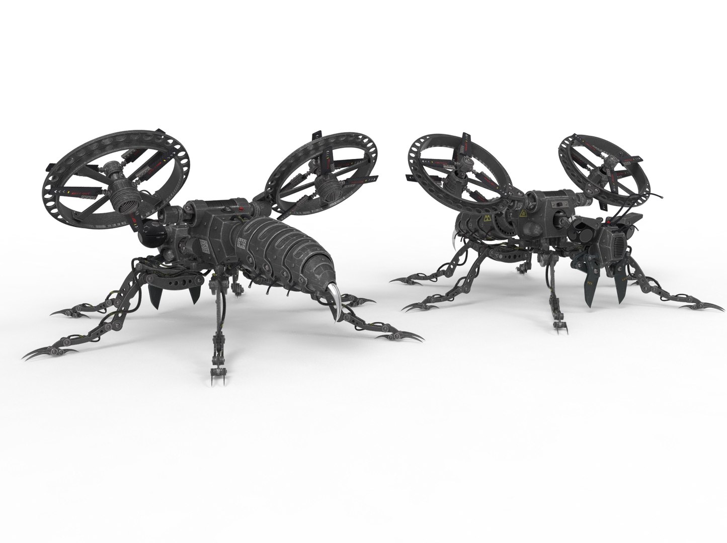 3D Robot Wasp Bot - TurboSquid 1520577