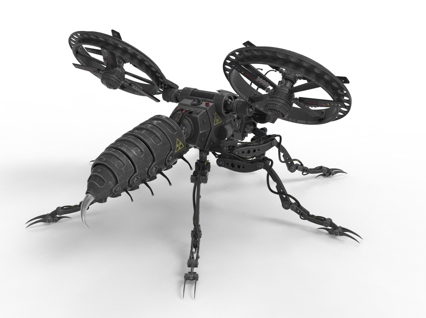 3D robot wasp bot - TurboSquid 1520577
