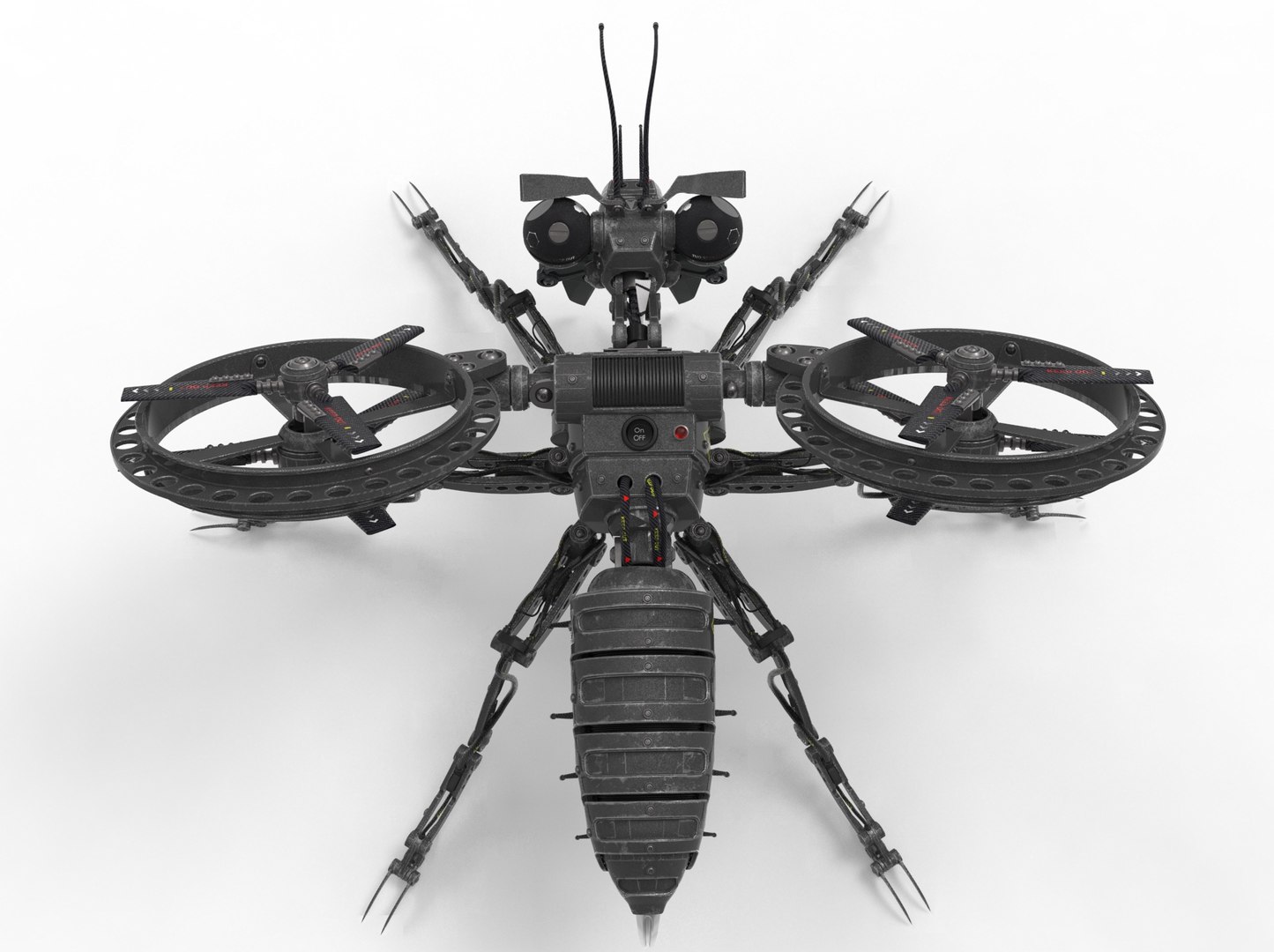 3D Robot Wasp Bot - TurboSquid 1520577