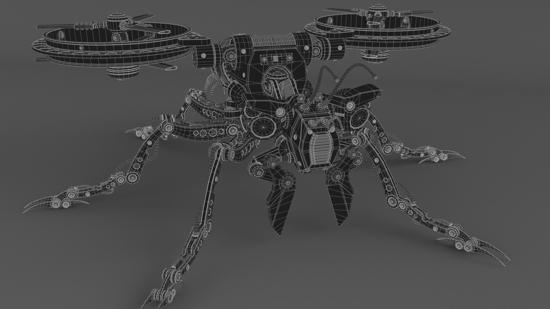 3D robot wasp bot - TurboSquid 1520577