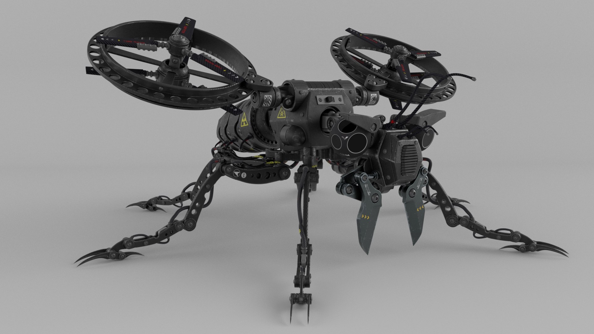 3D Robot Wasp Bot - TurboSquid 1520577