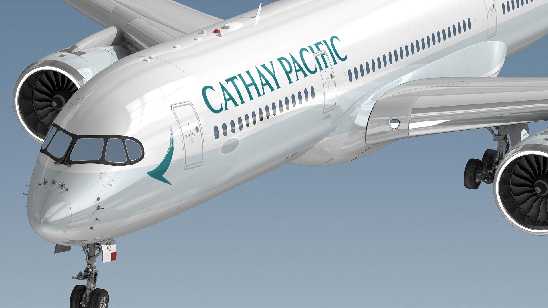 Airbus A350-900 Cathay Pacific 3D Model - TurboSquid 1967096