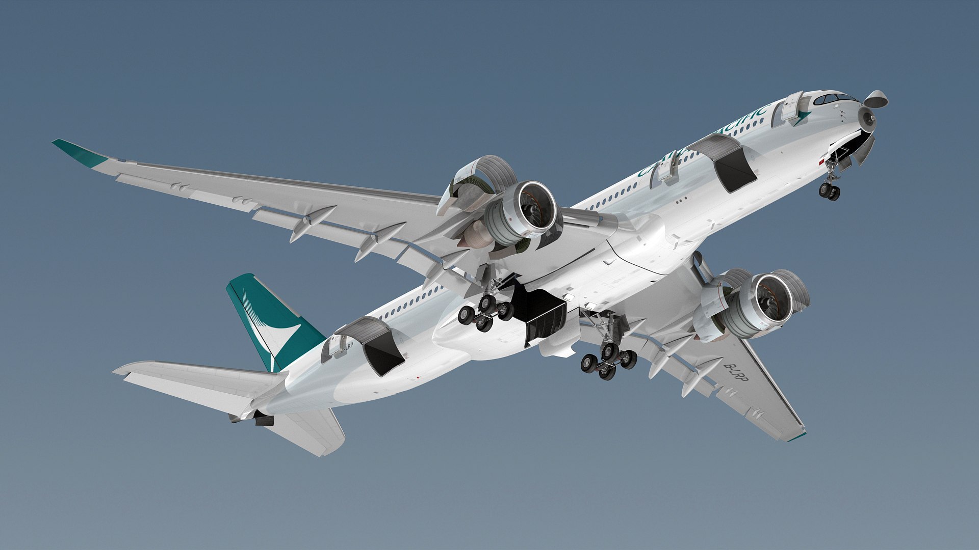 Airbus A350-900 Cathay Pacific 3D model - TurboSquid 1967096