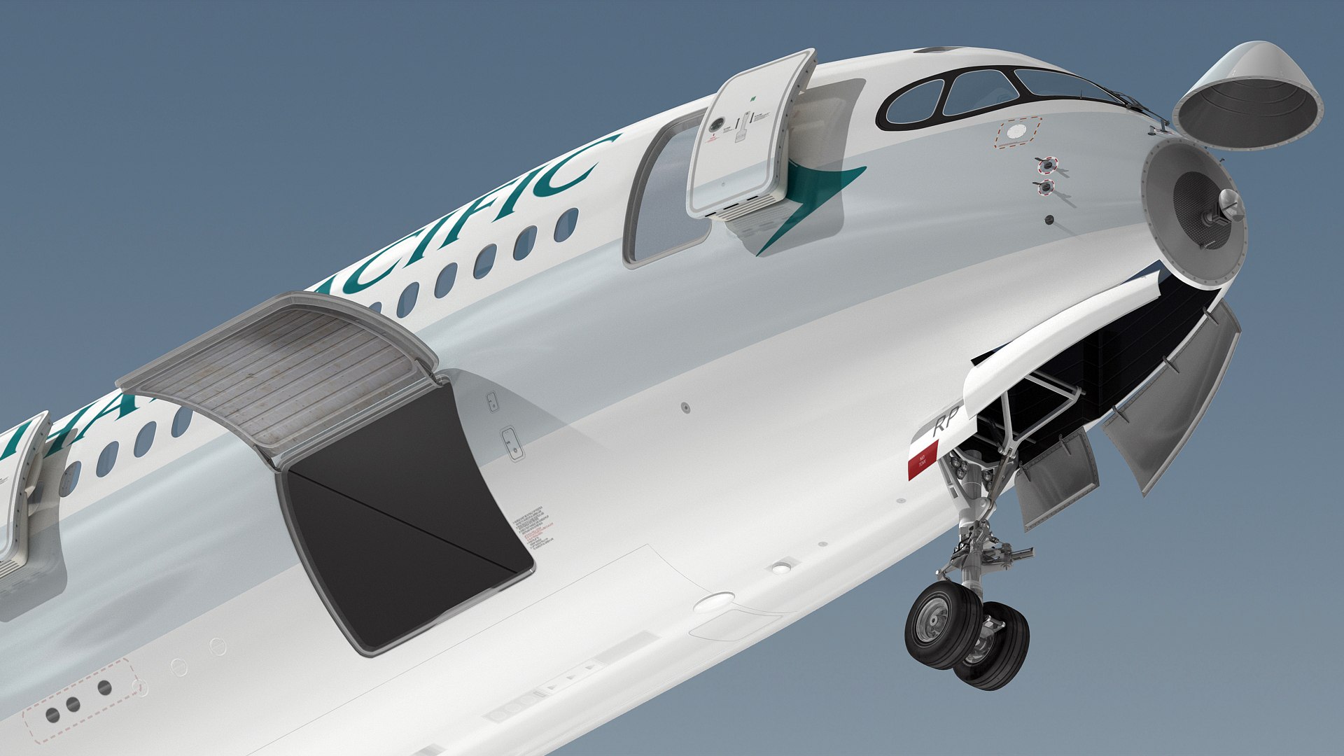 Airbus A350-900 Cathay Pacific 3D Model - TurboSquid 1967096