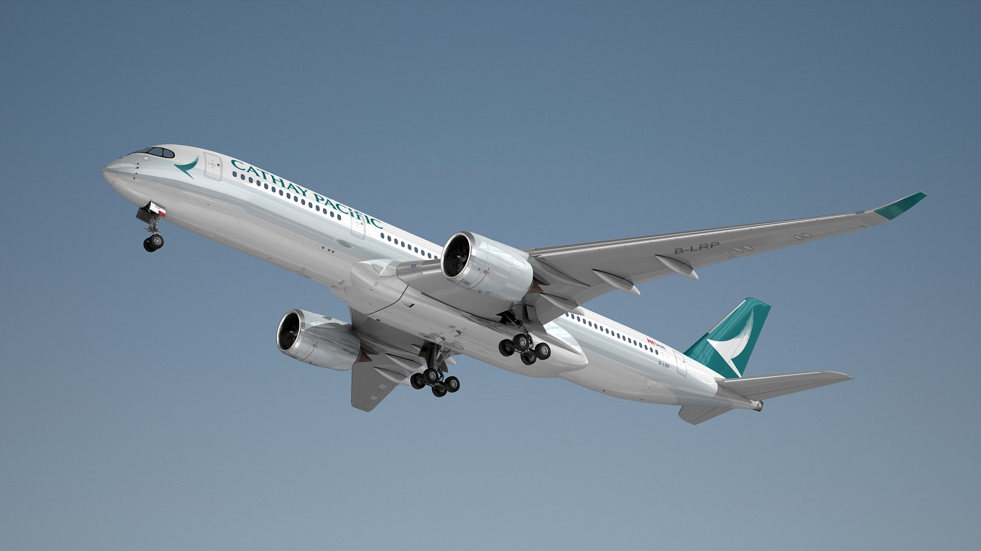 Airbus A350-900 Cathay Pacific 3D Model - TurboSquid 1967096
