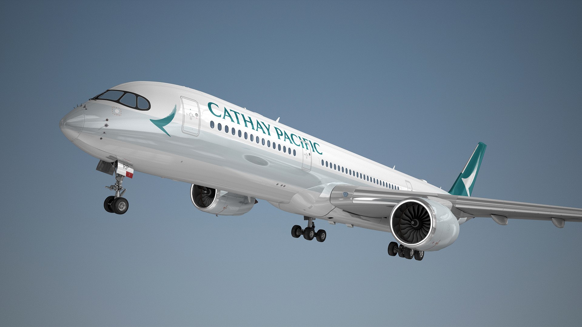 Airbus A350-900 Cathay Pacific 3D Model - TurboSquid 1967096