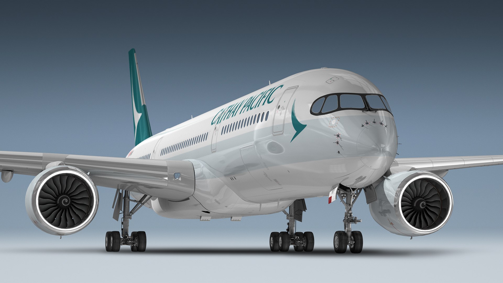 Airbus A350-900 Cathay Pacific 3D Model - TurboSquid 1967096