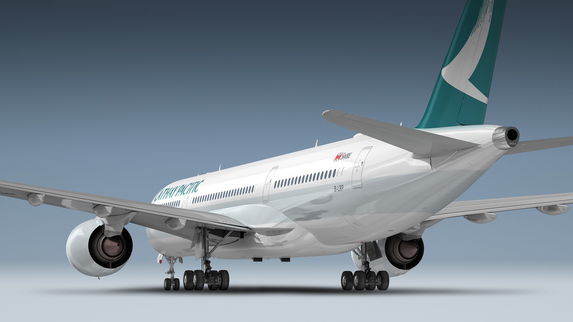 Airbus A350-900 Cathay Pacific 3D Model - TurboSquid 1967096