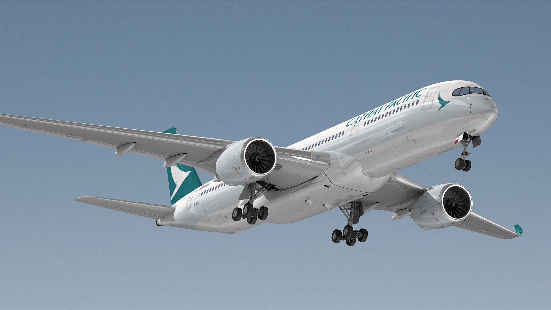 Airbus A350-900 Cathay Pacific 3D Model - TurboSquid 1967096
