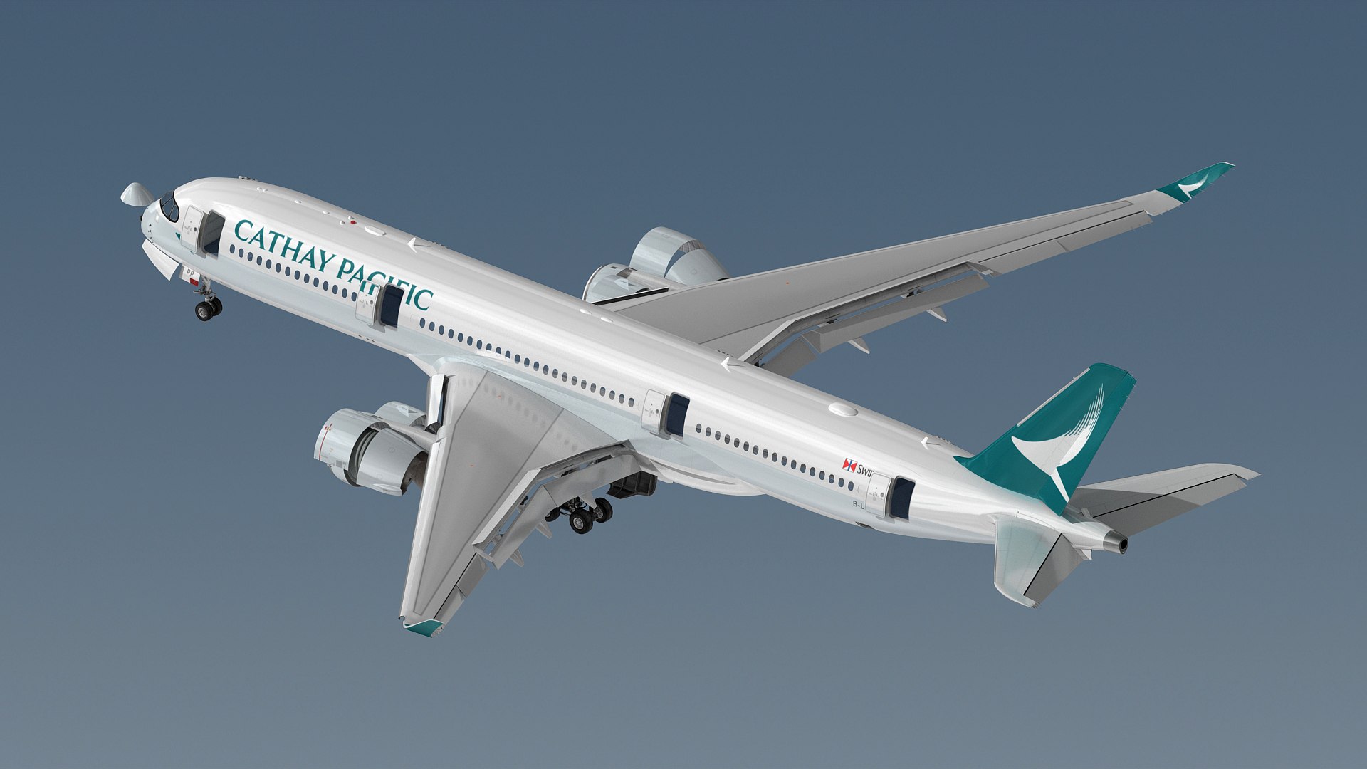 Airbus A350-900 Cathay Pacific 3D model - TurboSquid 1967096