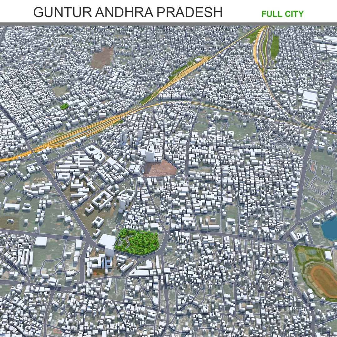 3D Model Guntur Andhra Pradesh - TurboSquid 2090164
