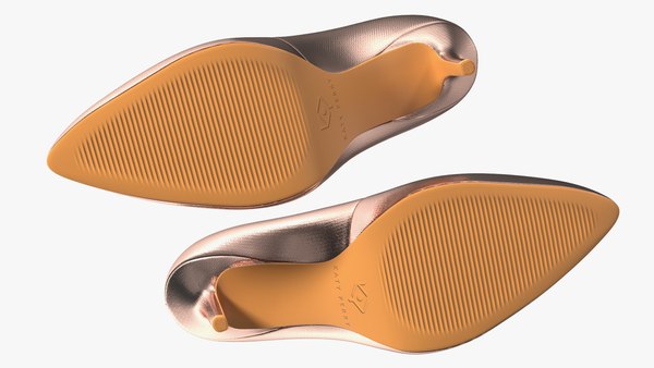 Katy Perry Rose Gold Sissy Pumps 3D model - TurboSquid 1831173