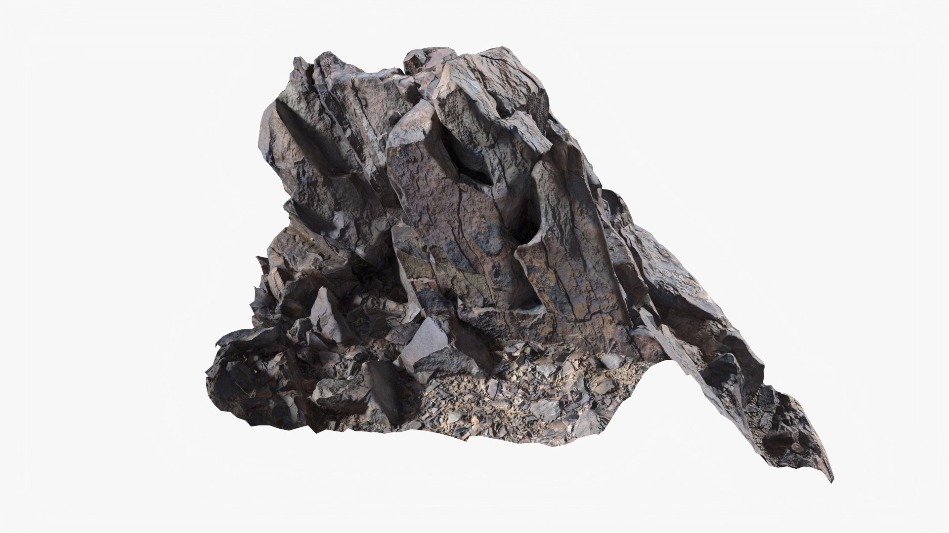 Cliff Rock 01 StemCell 3D Model - TurboSquid 2289039