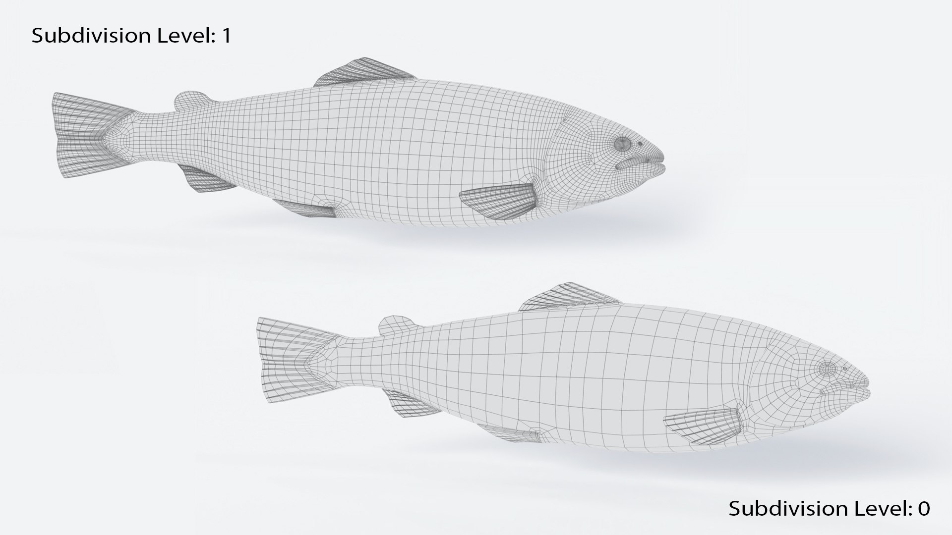 3D Salmon Animated - TurboSquid 2358732