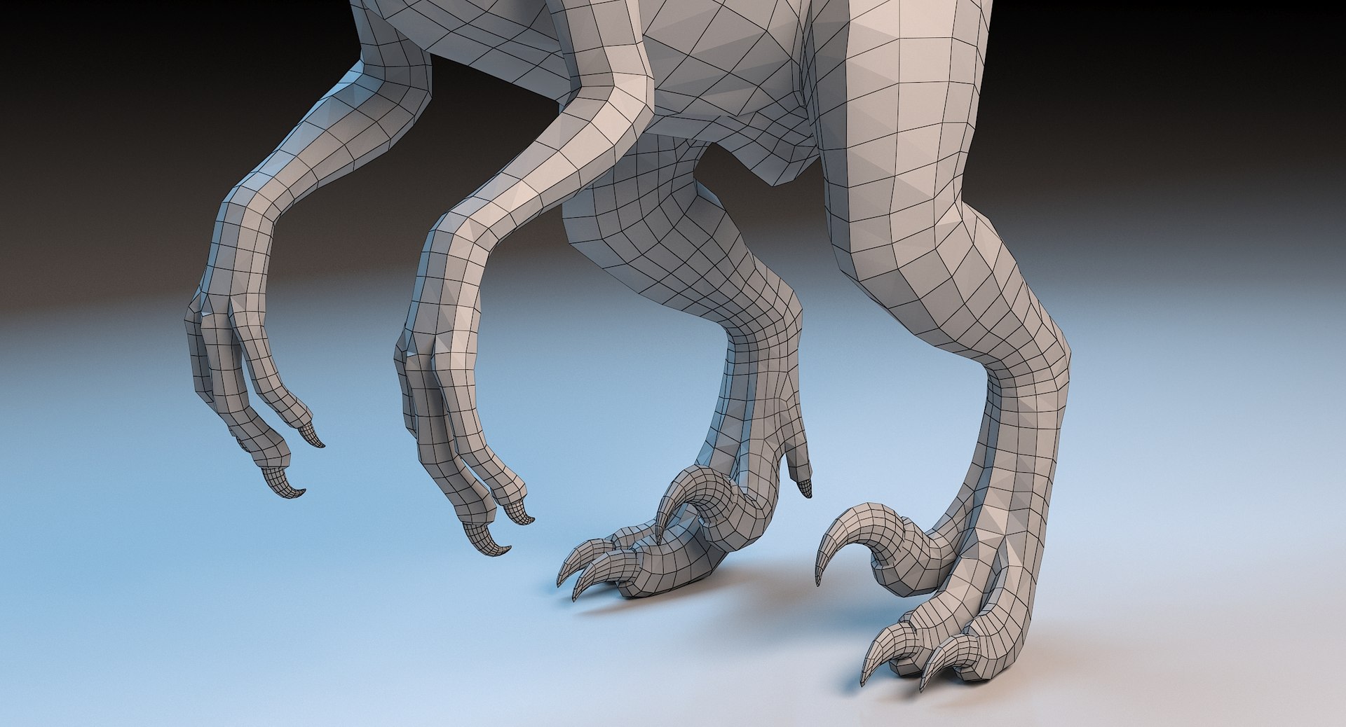 Raptor Dinosaur 3d Model