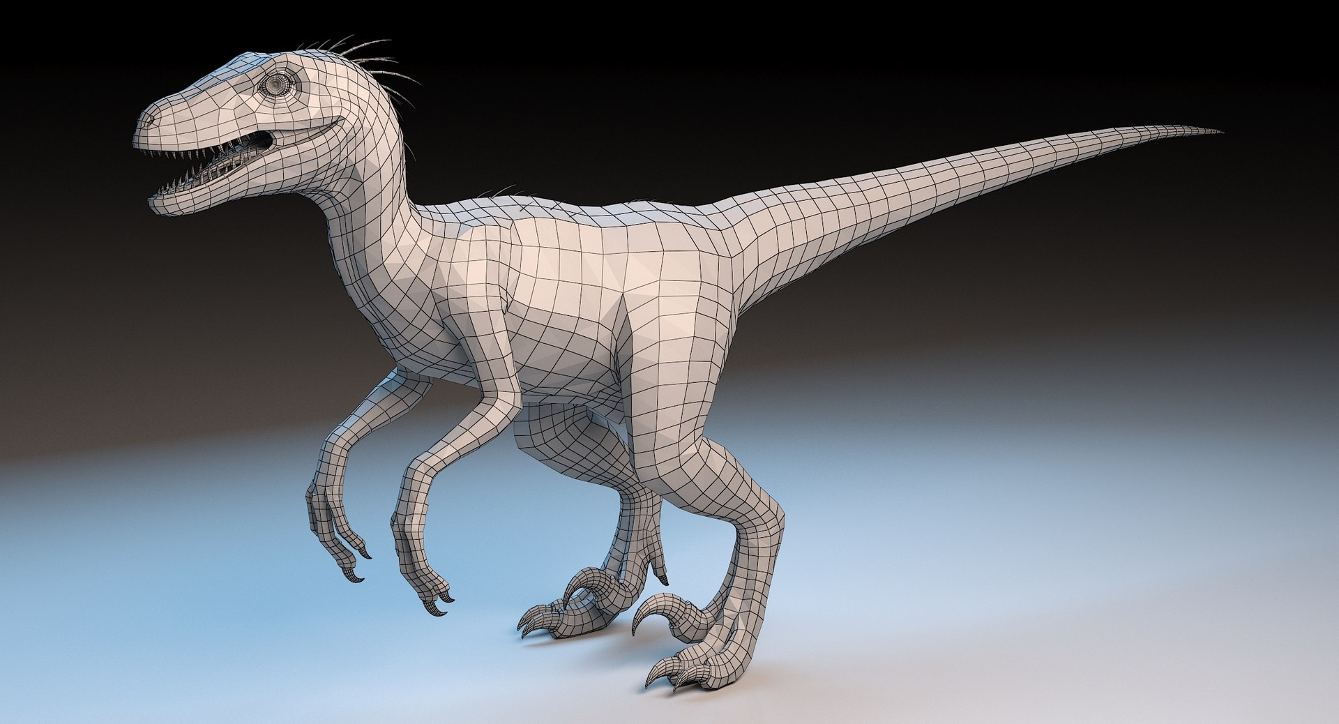 Raptor Dinosaur 3d Model