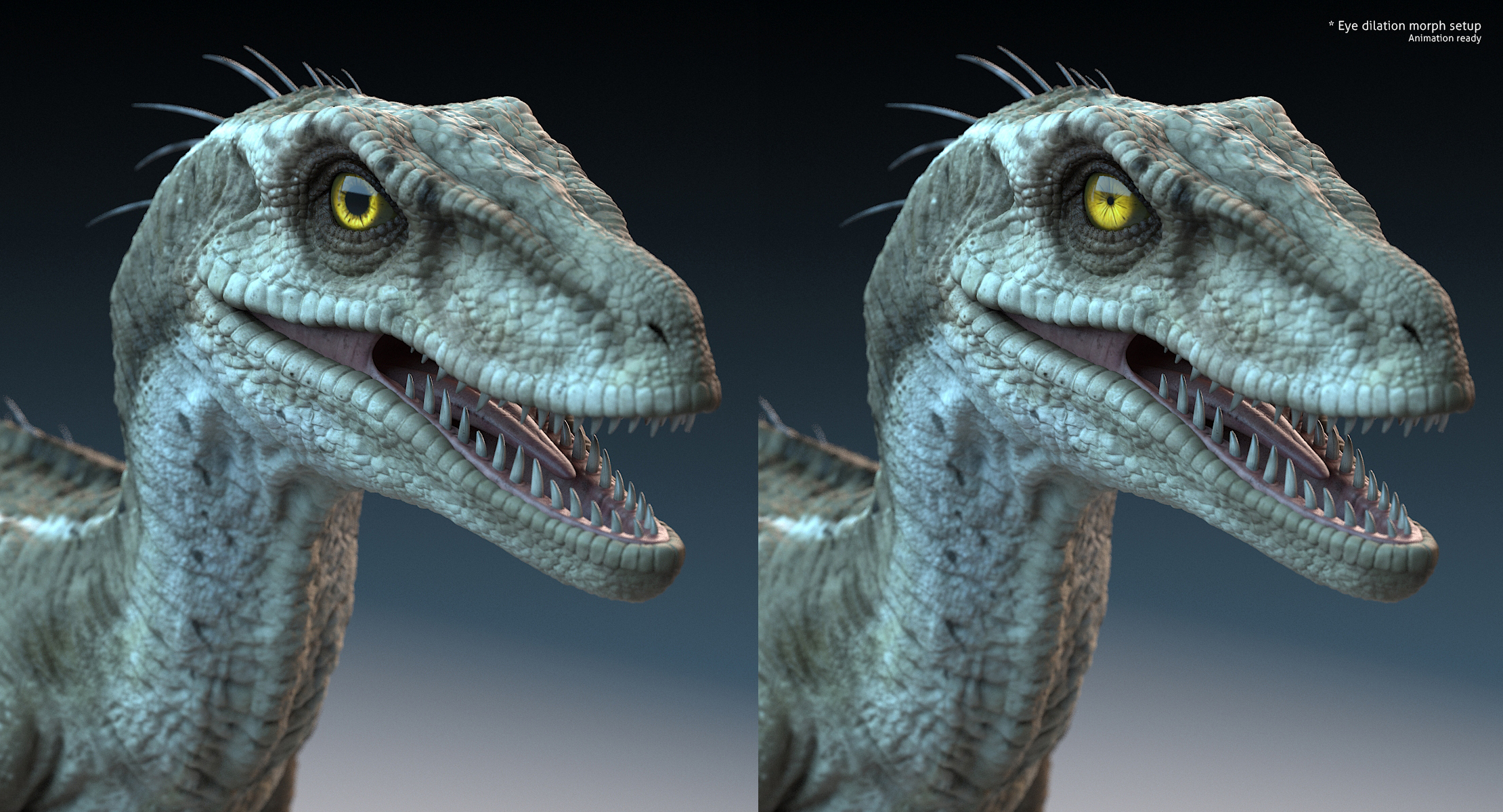 raptor dinosaur 3d model