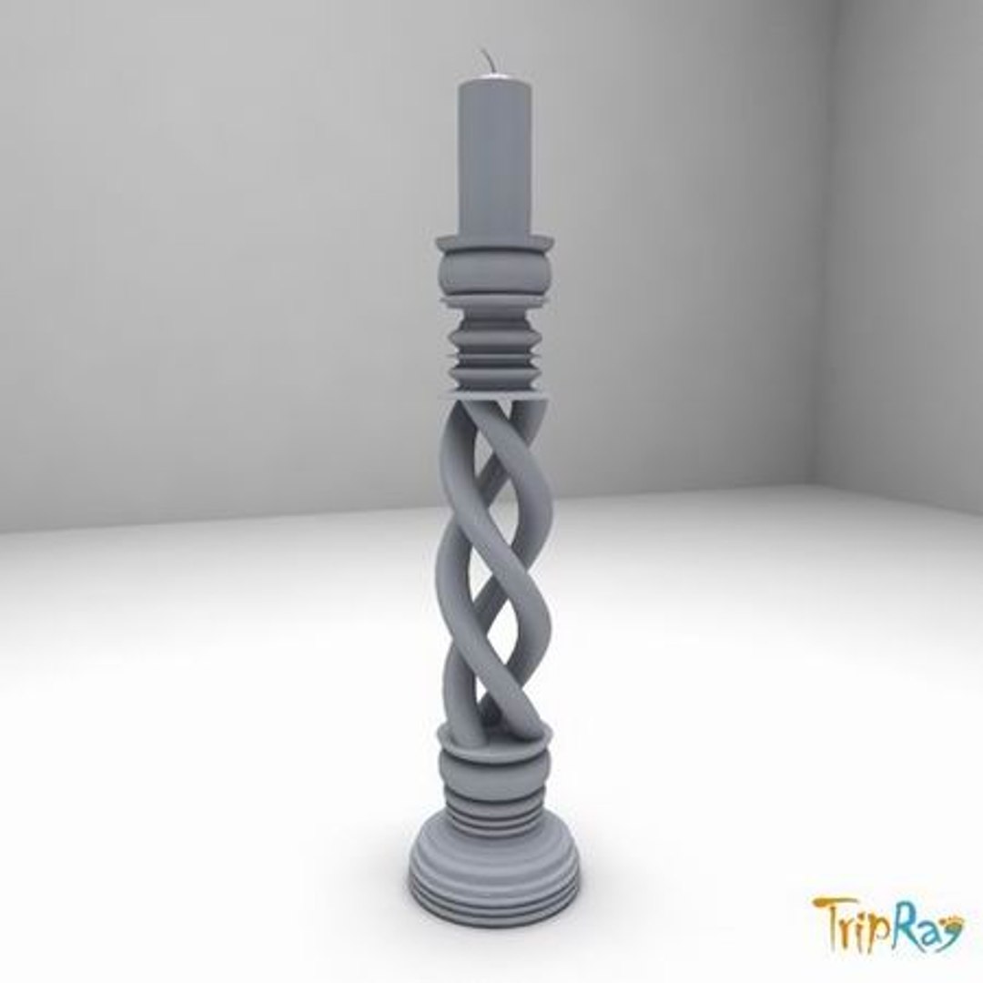 candlestick candle 3ds
