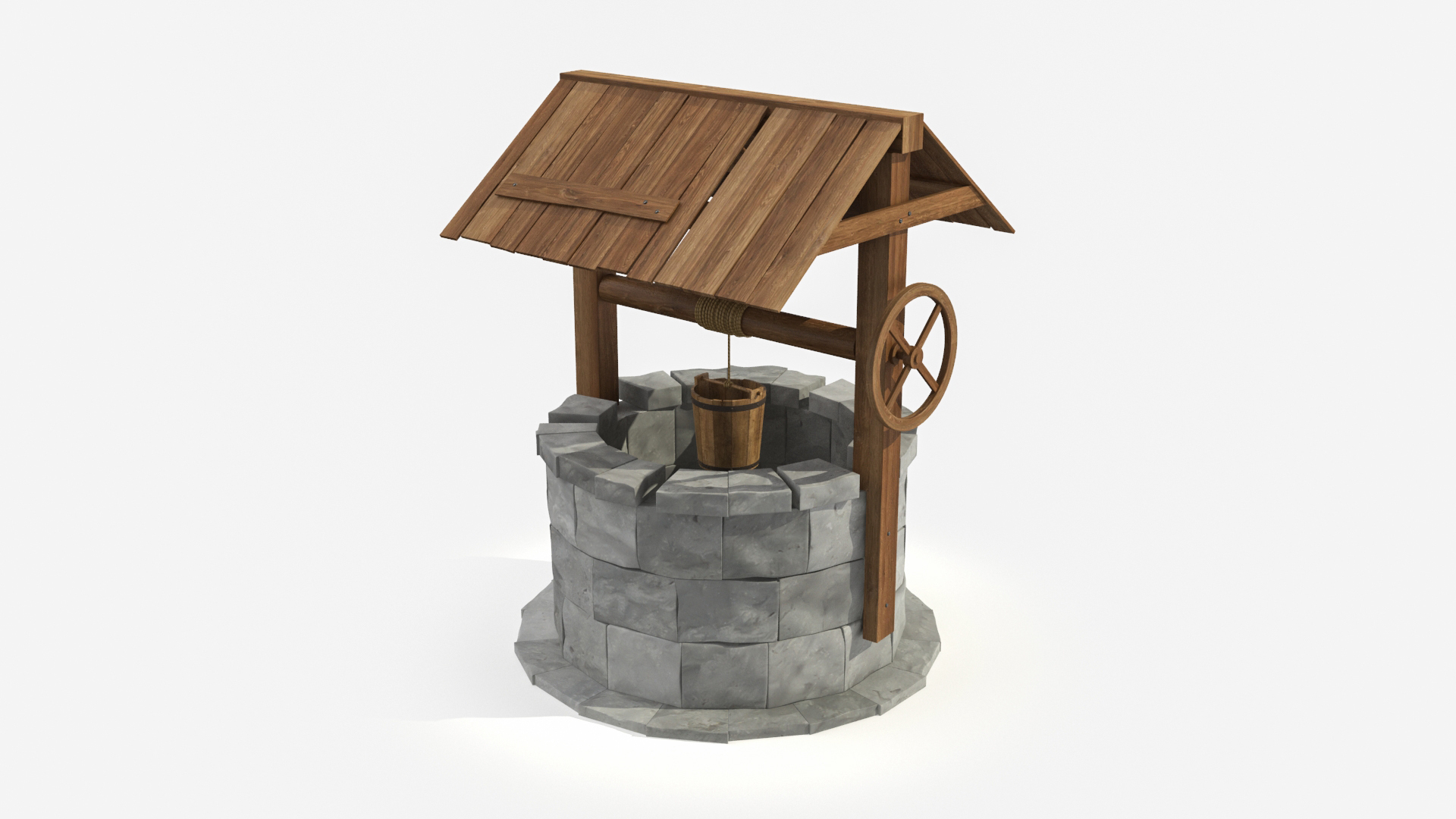 Old Water Well 3D model - TurboSquid 2156594