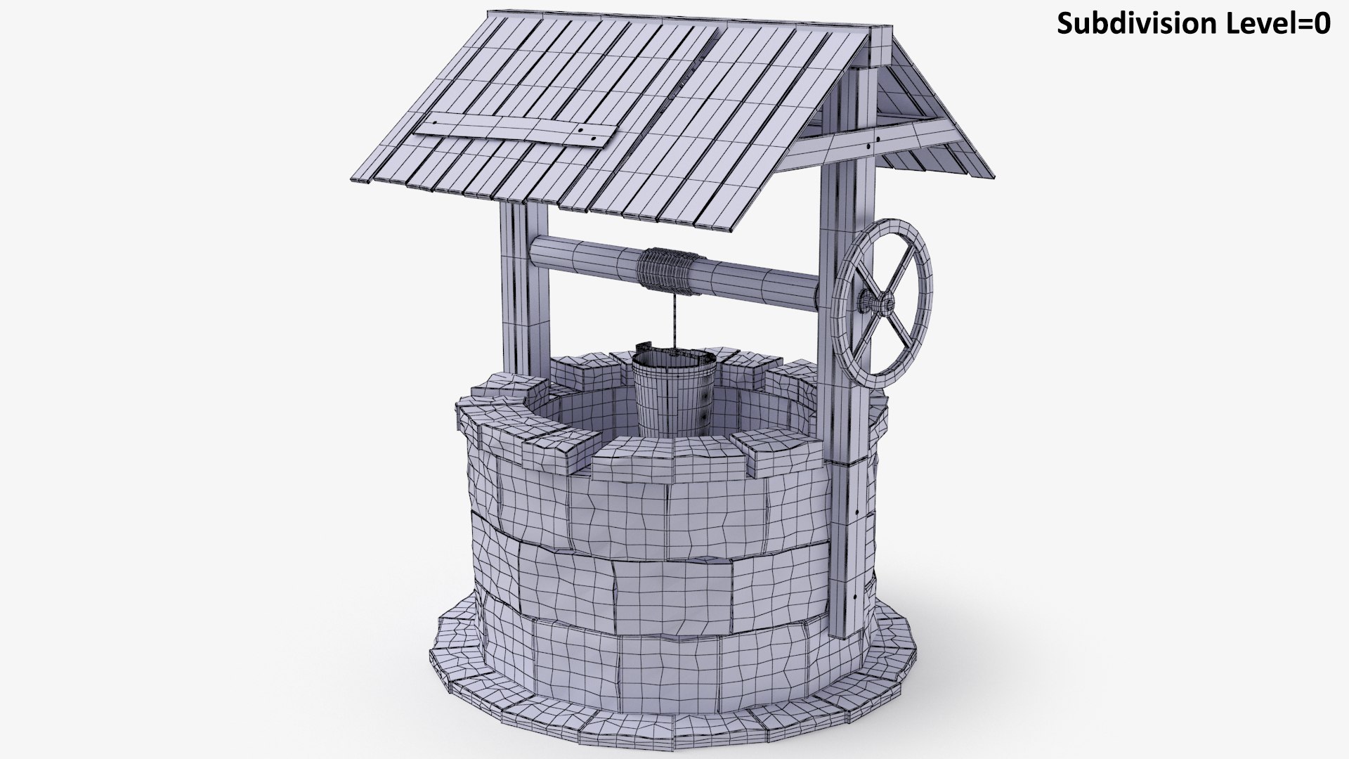 Old Water Well 3D model - TurboSquid 2156594