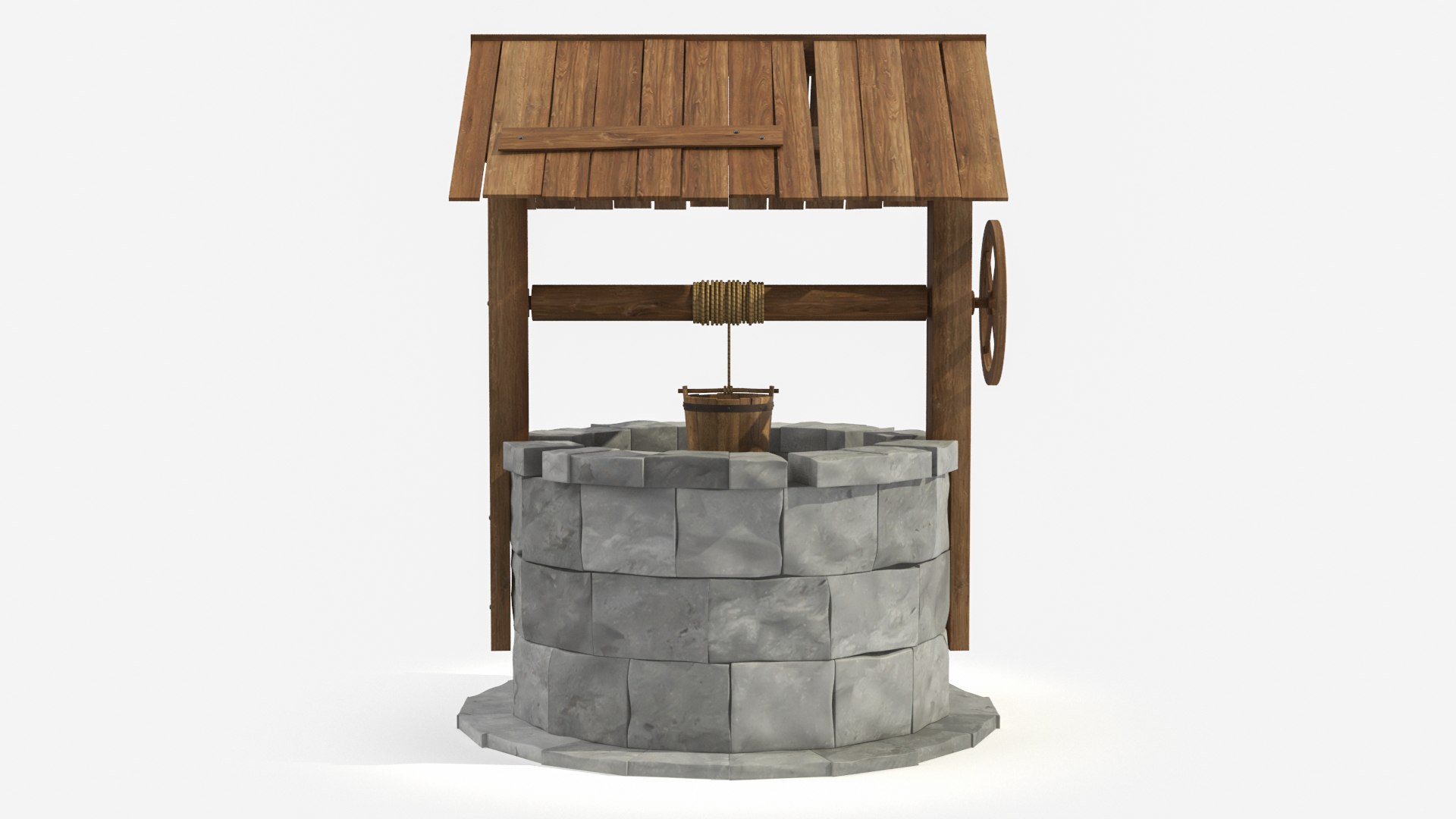 Old Water Well 3D Model - TurboSquid 2156594