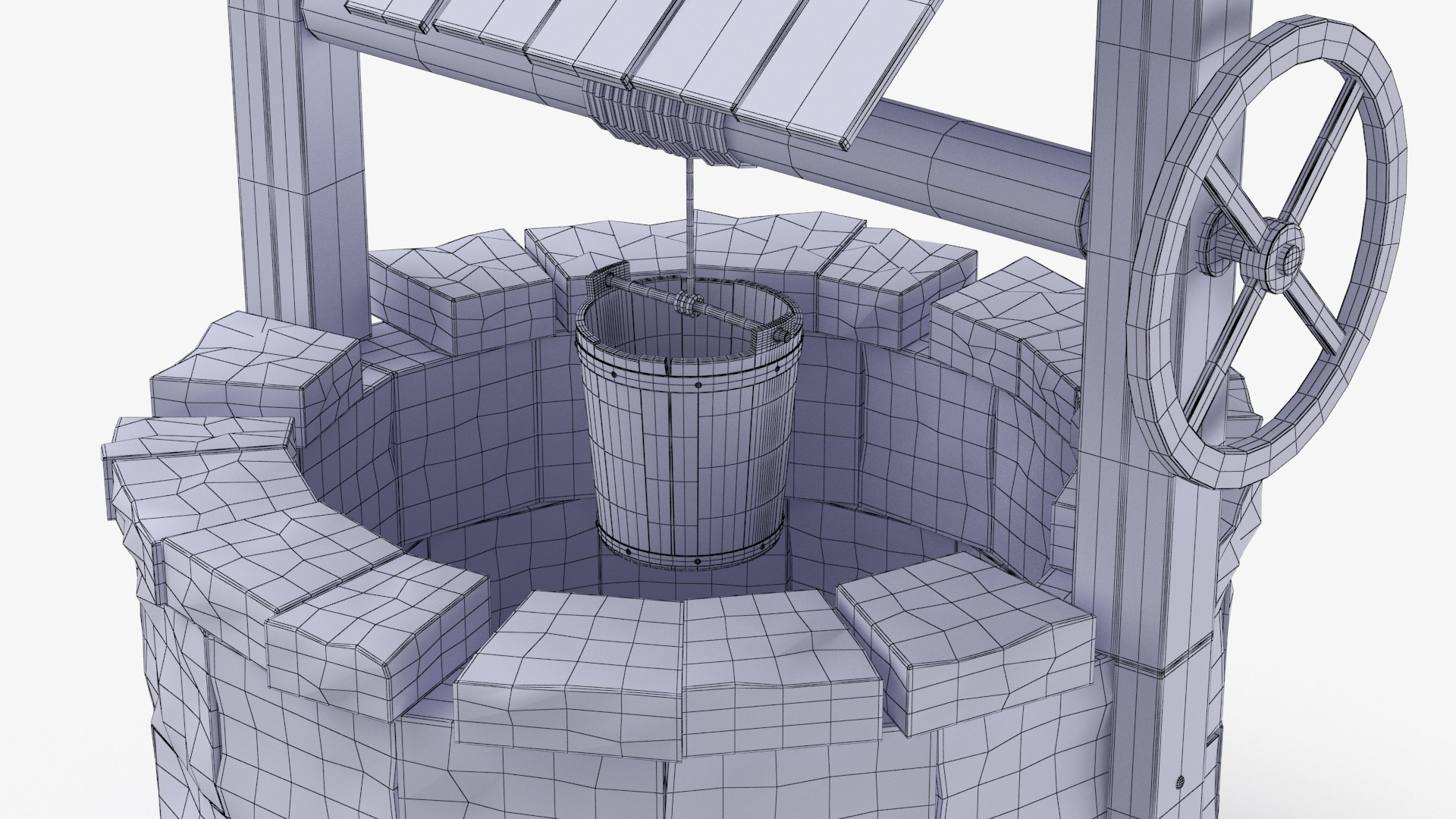 Old Water Well 3D model - TurboSquid 2156594