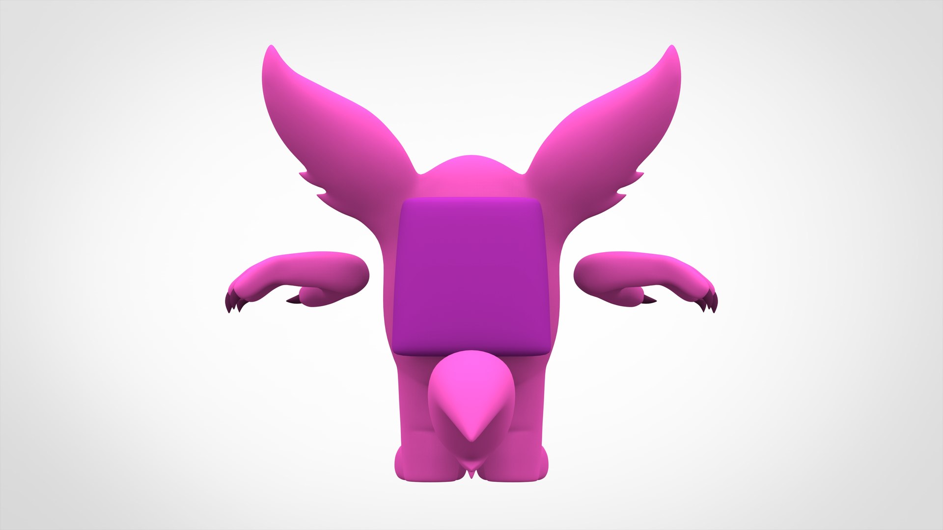 Pink werewolf 3D model - TurboSquid 1631514