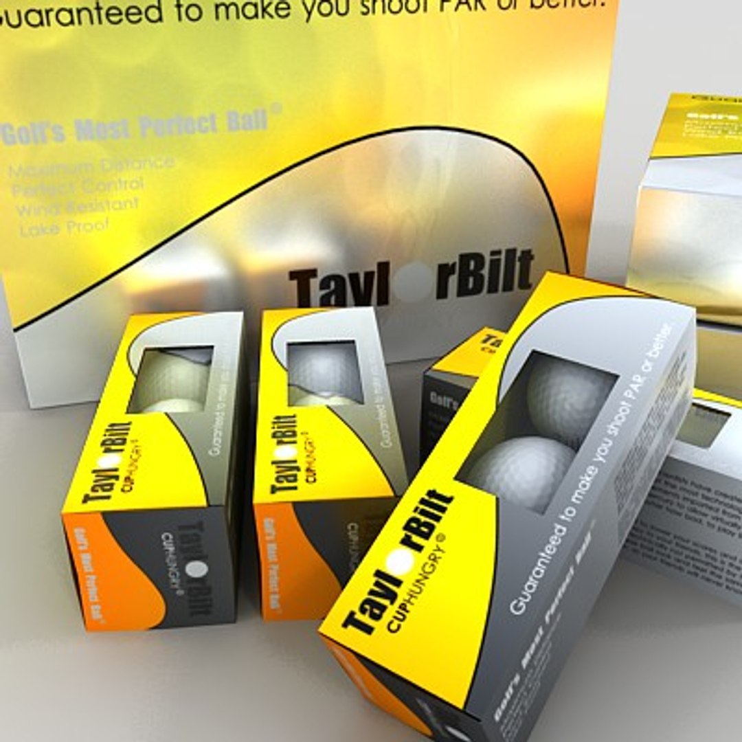 3ds Max Retail Golf Ball