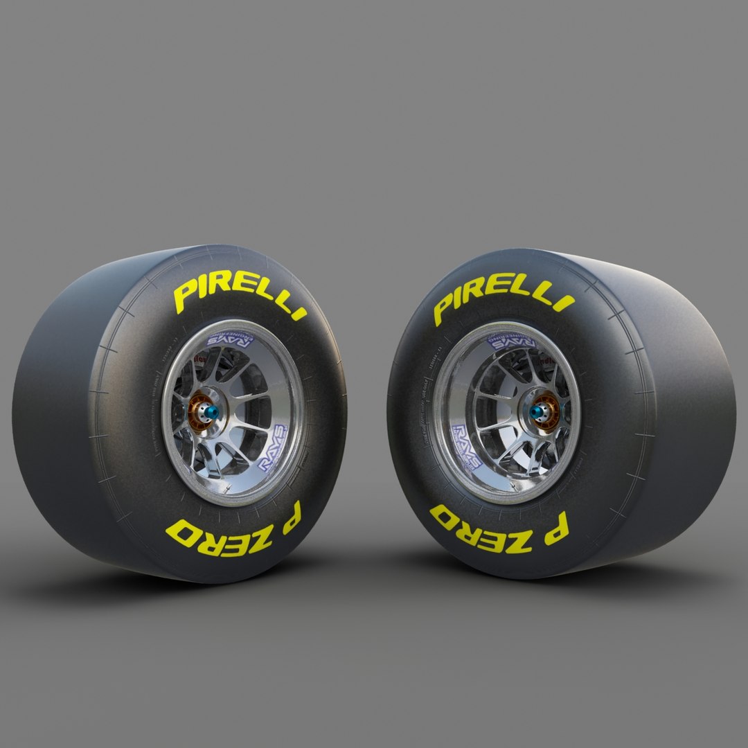 Car F1 Wheel Rays 3d Max